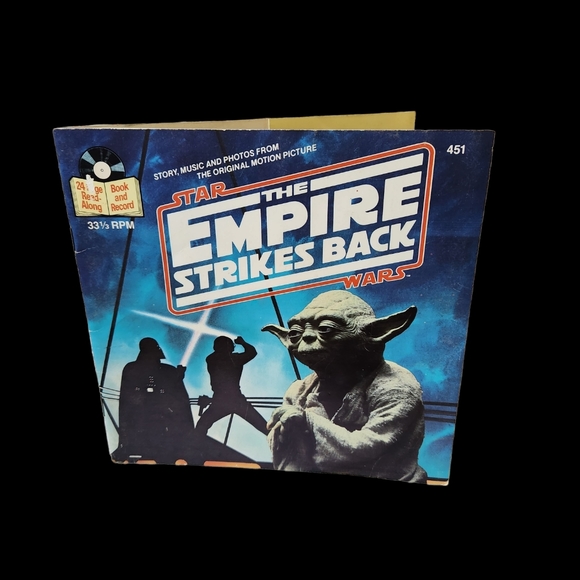 Star Wars | Other | Stars Wars Empire Strikes Back 45 Read Along Book ...